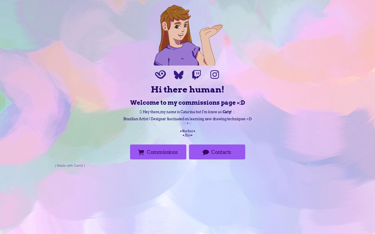 Caty's Commissions Sheet